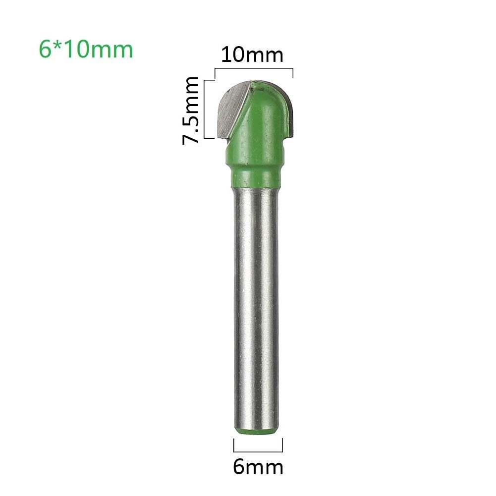 Ø6-8-12mm Slot Cutter Ball Cutter Router Versatile Round Nose Cove ...