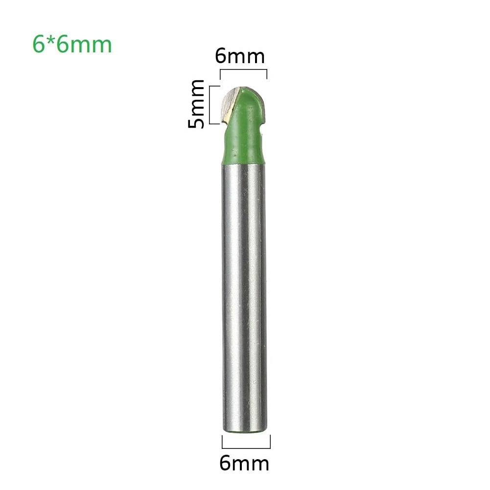 Ø6-8-12mm Slot Cutter Ball Cutter Router Versatile Round Nose Cove ...