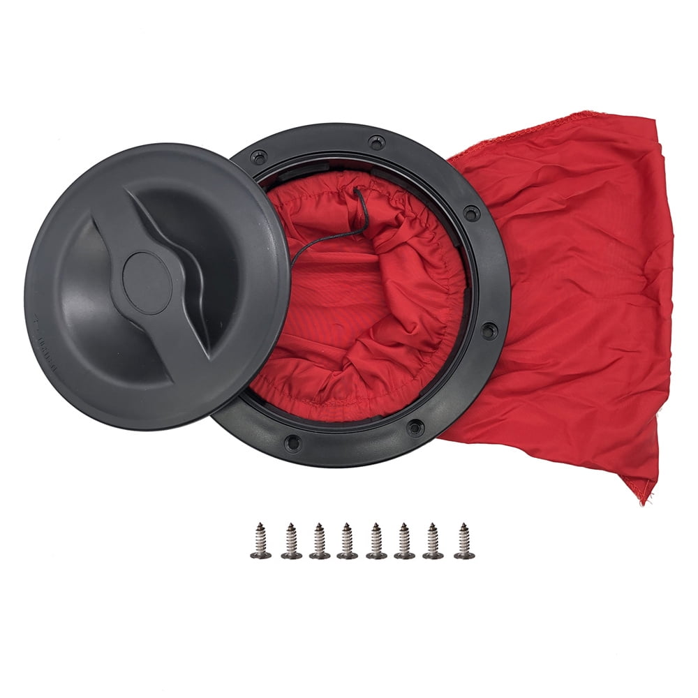 6"/8" Deck Plate Kit Deck Hatch Cover Kit with Storage Bag for Marine ...