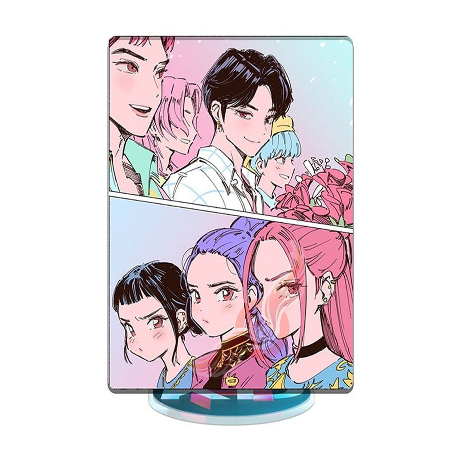 6.8 INCH Kpop Demon Hunters Saja Boys Character Portrait Series Stand ...