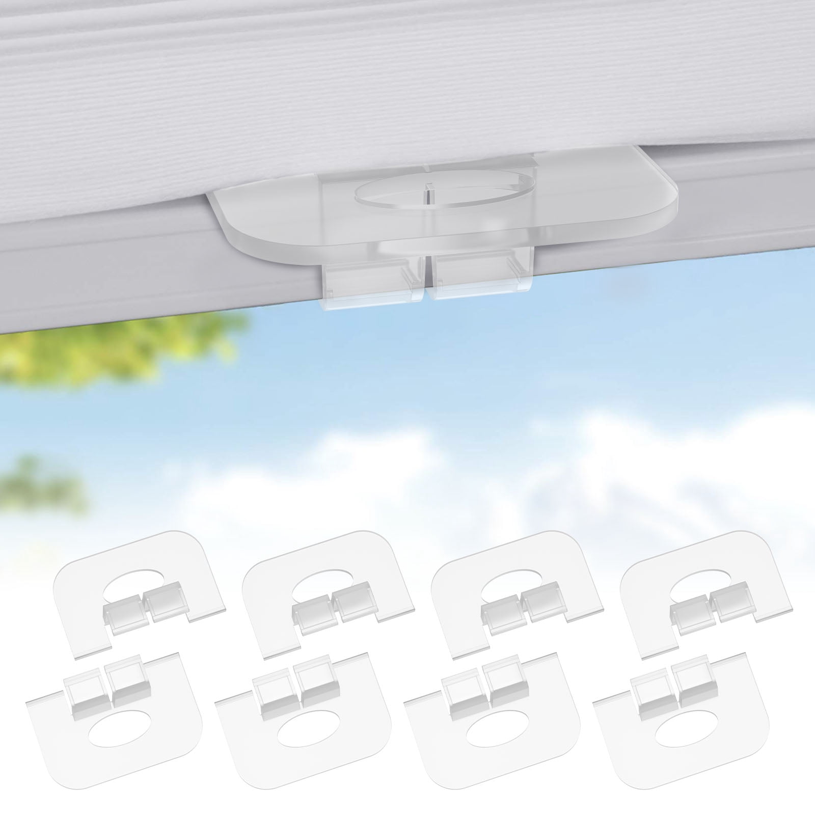 6/8 Pack Cordless Honeycomb Shade Lift Handle (Made After 2015 ...