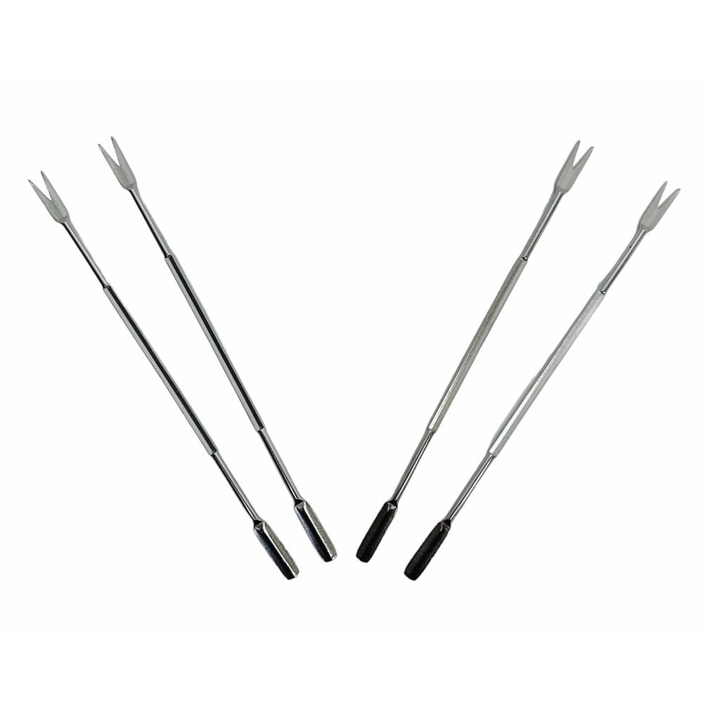 6.8" Stainless Steel Seafood Forks Crab Forks Seafood Tool Crab Legs ...