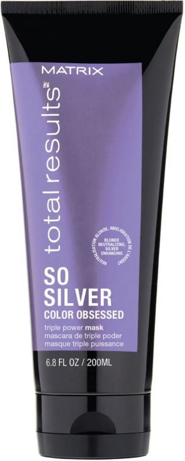 6.8 oz , Matrix Total Results So Silver Color Obsessed Triple Power ...
