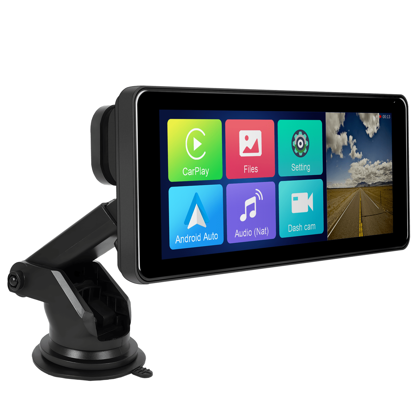 6.86 inch Screen Carplay Portable Smart Player Car radio Suppport Rear ...