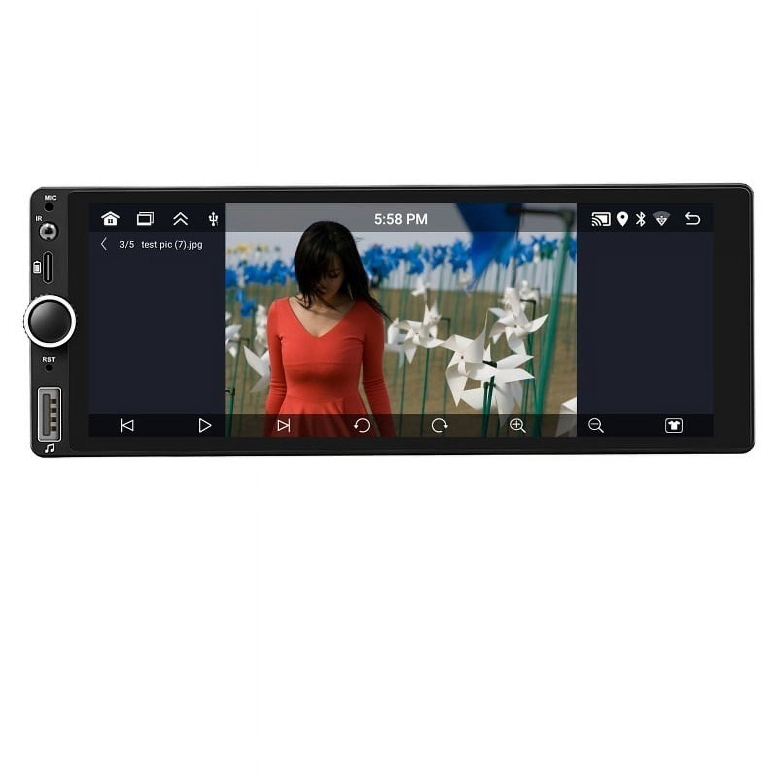 6.86-inch car radio 1 Din MP5 player Android navigation multimedia WIFI ...