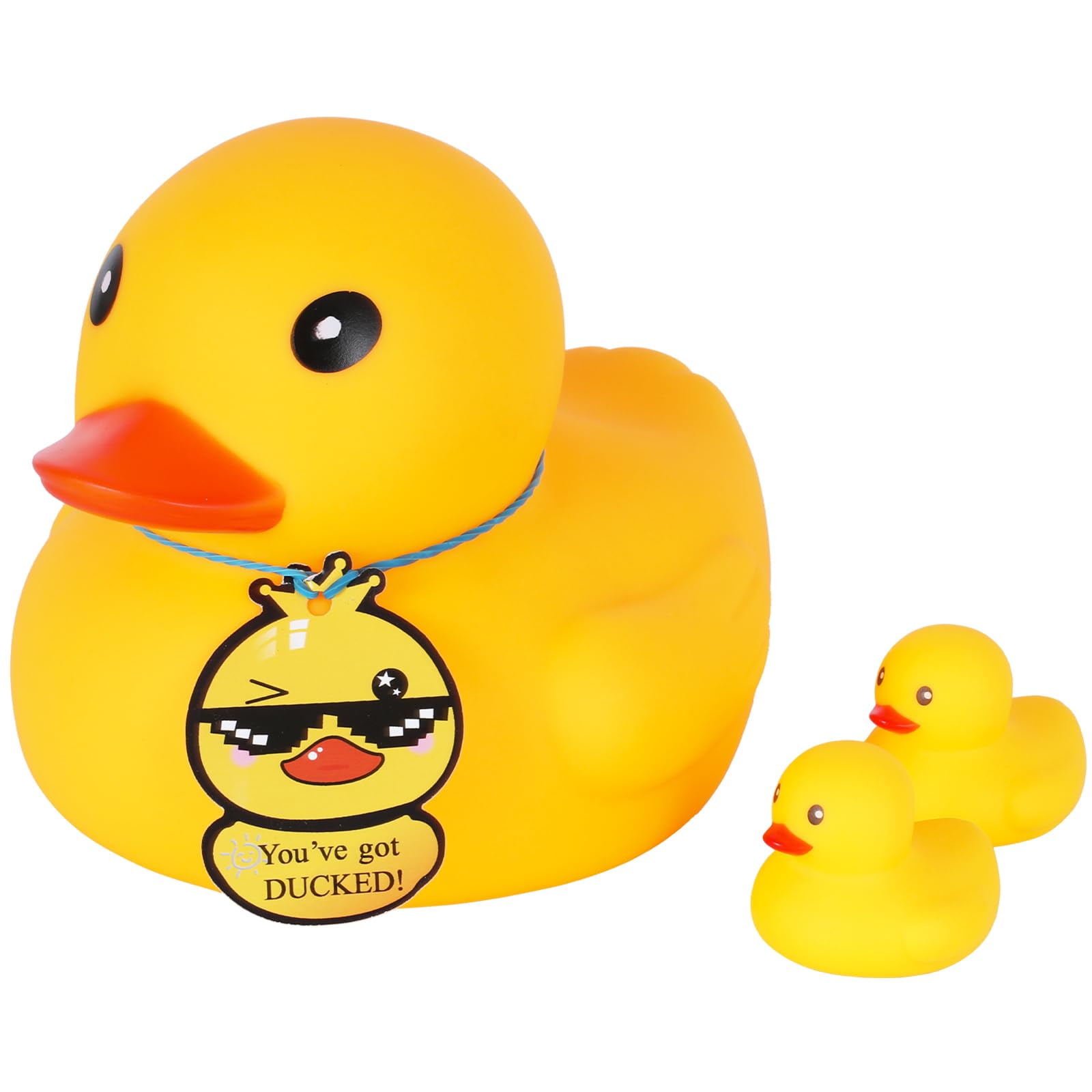 6.89 Inch Giant Rubber Duck,Large Rubber Duck,Yellow Rubber Ducks Big ...