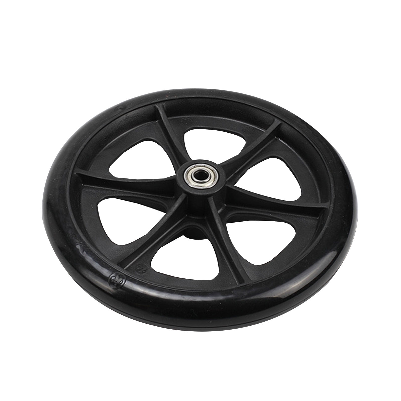 6/8Inch Anti-skid Wheelchair Front Castor Wheels Replacement Tire Wheel ...