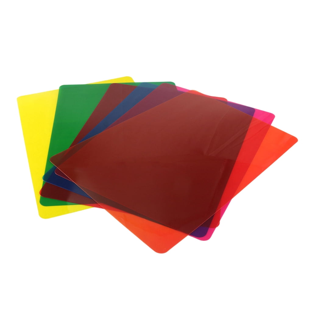 6/8Pieces Colorful Reading Highlight Strips Bookmarks Reading Overlays ...