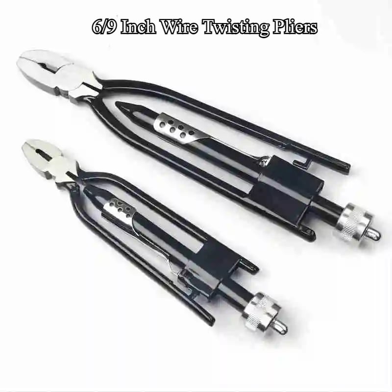 6/9 Inch Safety Wire Twisting Pliers with Spring Return Quick Twist Pliers Wire Twister Pliers ...