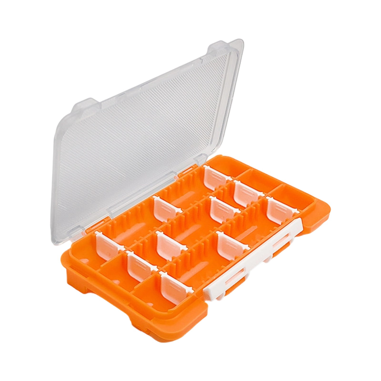 6.9x4.1x0.8 Inch Fishing Tackle Box Super Slim Fishing Box - Hooks ...