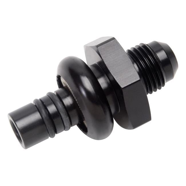 6 AN Black Fuel Rail Fitting for Ford Pressure Side EFI - Walmart.com