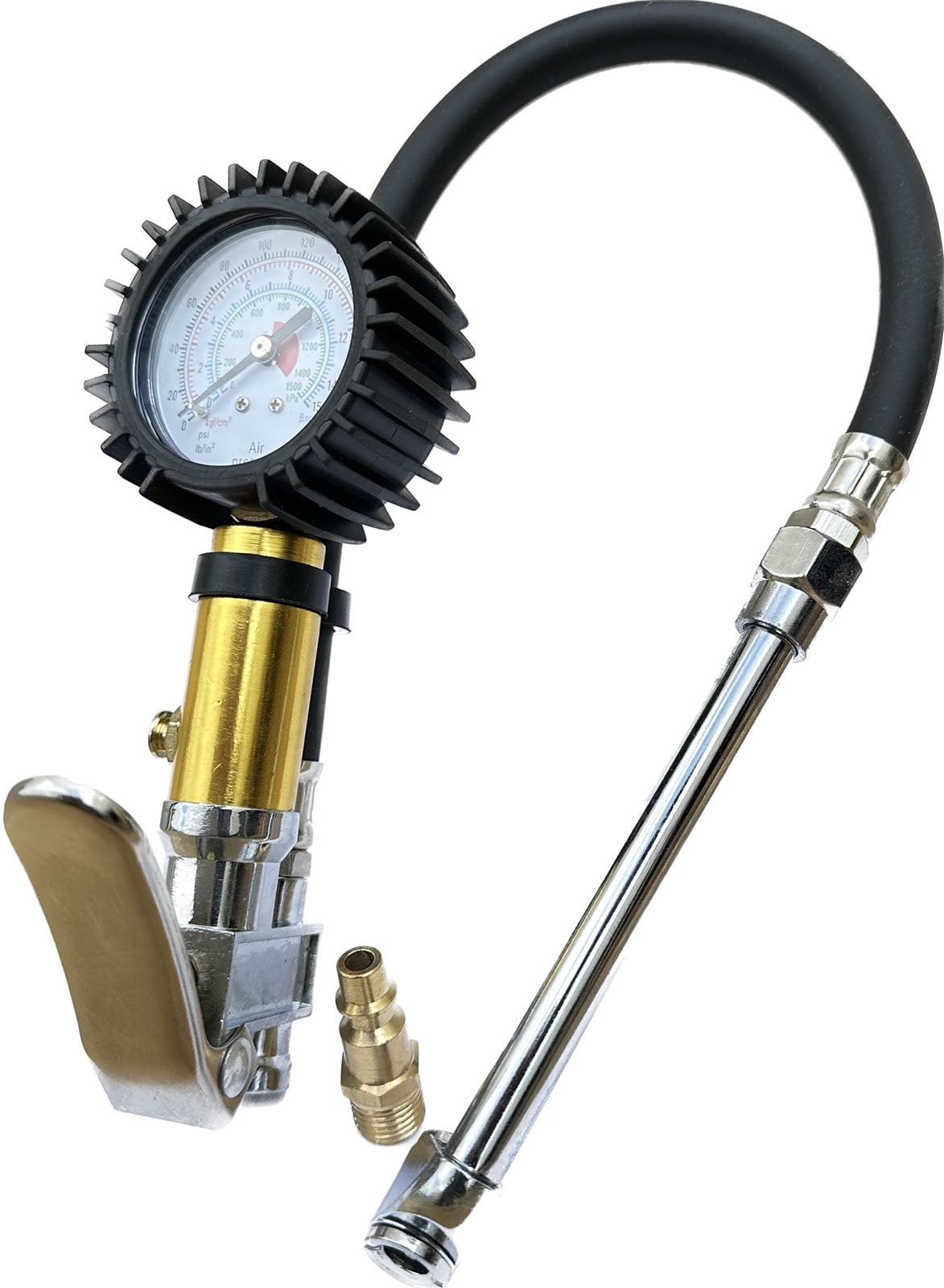 6 " Air Tire Pressure Inflator With Dial Gauge Dual For Chuck Cars ...