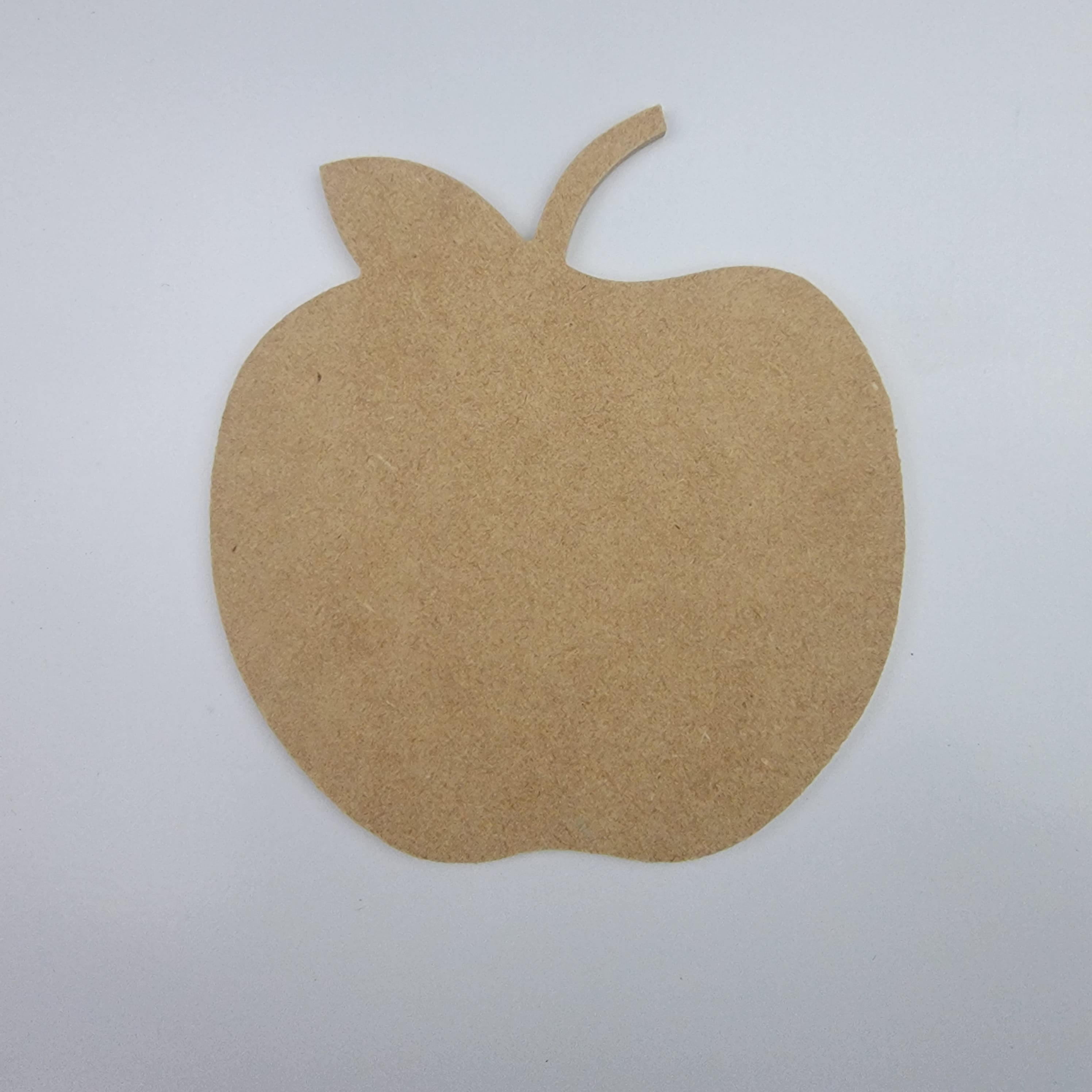 6" Apple, Unfinished MDF Art Shape by Wooden Craft Cutouts - Walmart.com