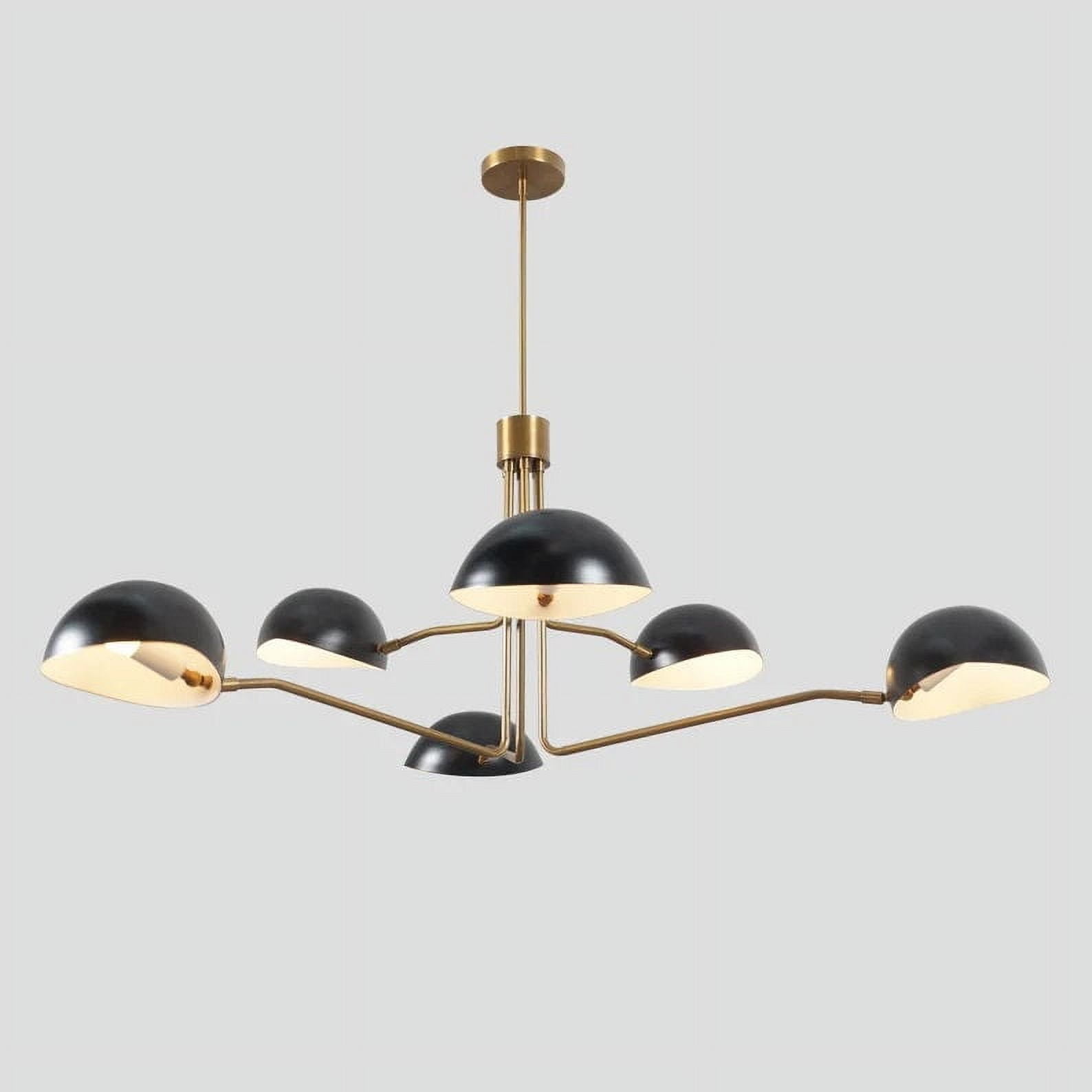 6 Arm Mid Century Modern Sputnik Chandelier, Vintage inspired large ...