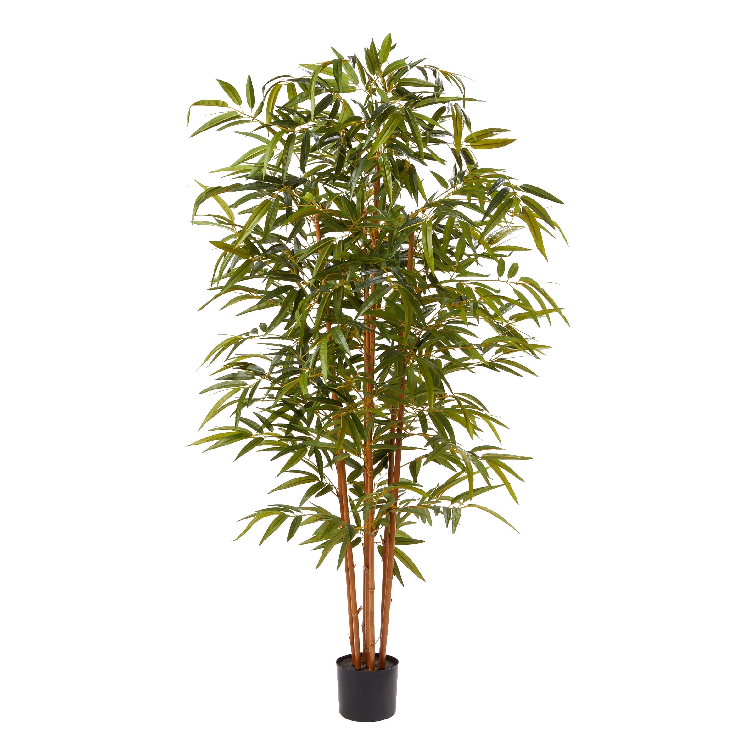 Pure Garden 6FT Artificial Bamboo Tree with Adjustable Leaves and Pot ...