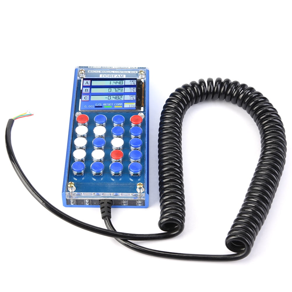 6-Axis Mach3 Digital Interface with Serial Connection LCD Display ...