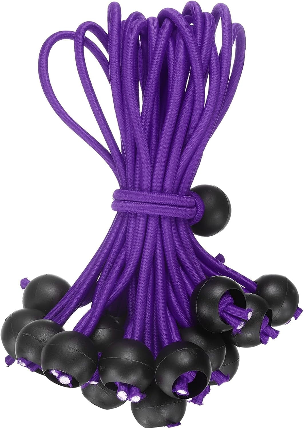 6" Balls Bungee Cords, 20 Pcs Bungee Cords with Balls Elastic Tarp Tie ...