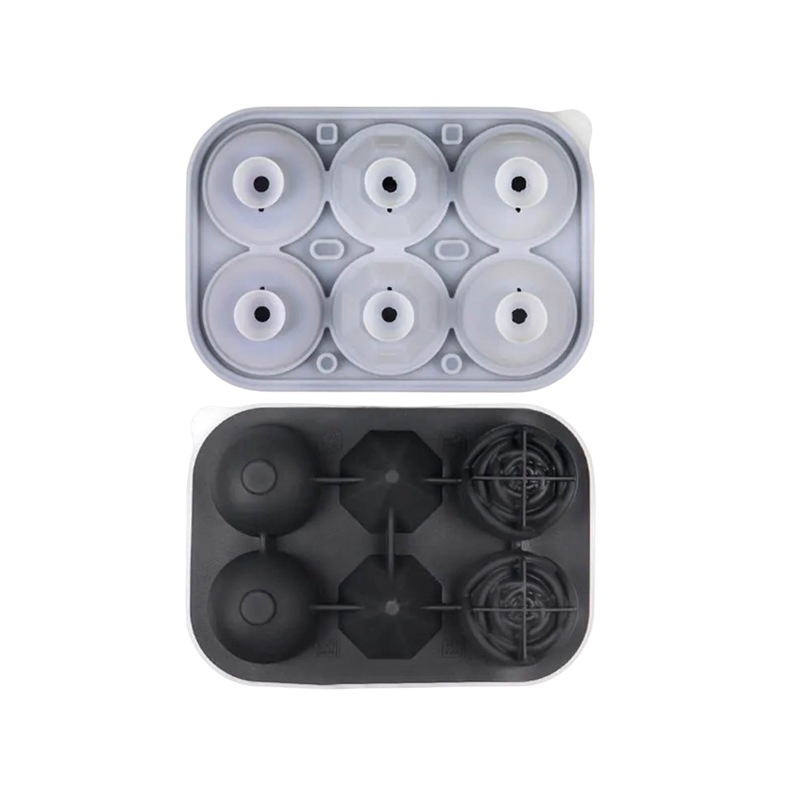 6 Balls Large Ice Ball Tray Ice Ball Maker Elevate Your Drinks with ...