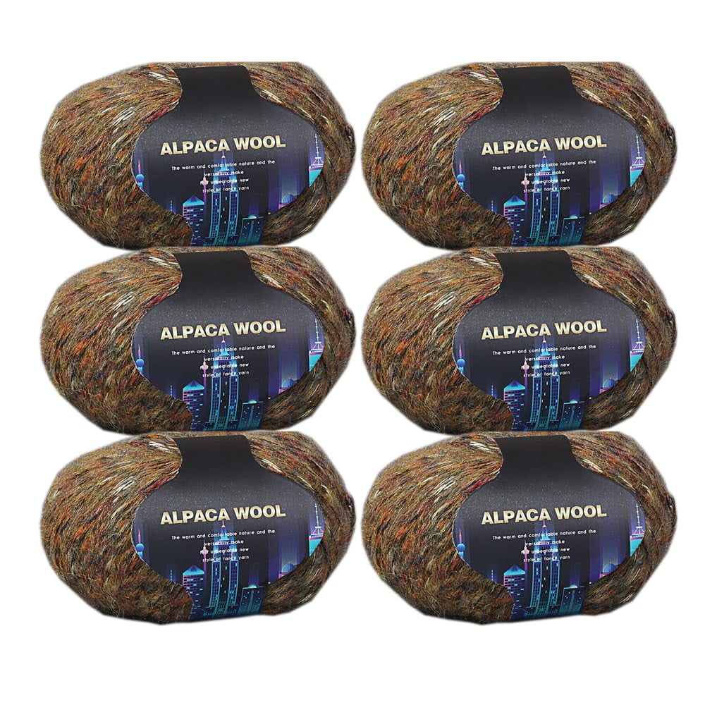 6 Balls Pomp-A-Doodle Yarn,100% Polyester Jelly Bean Small POM-POM Ball ...