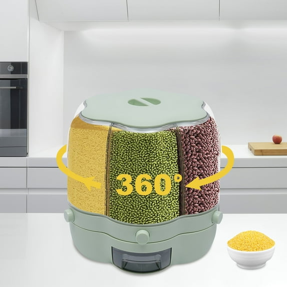 6 Barns Cereal Dispenser Rice Grain Modern Dry Food Storage Container ...