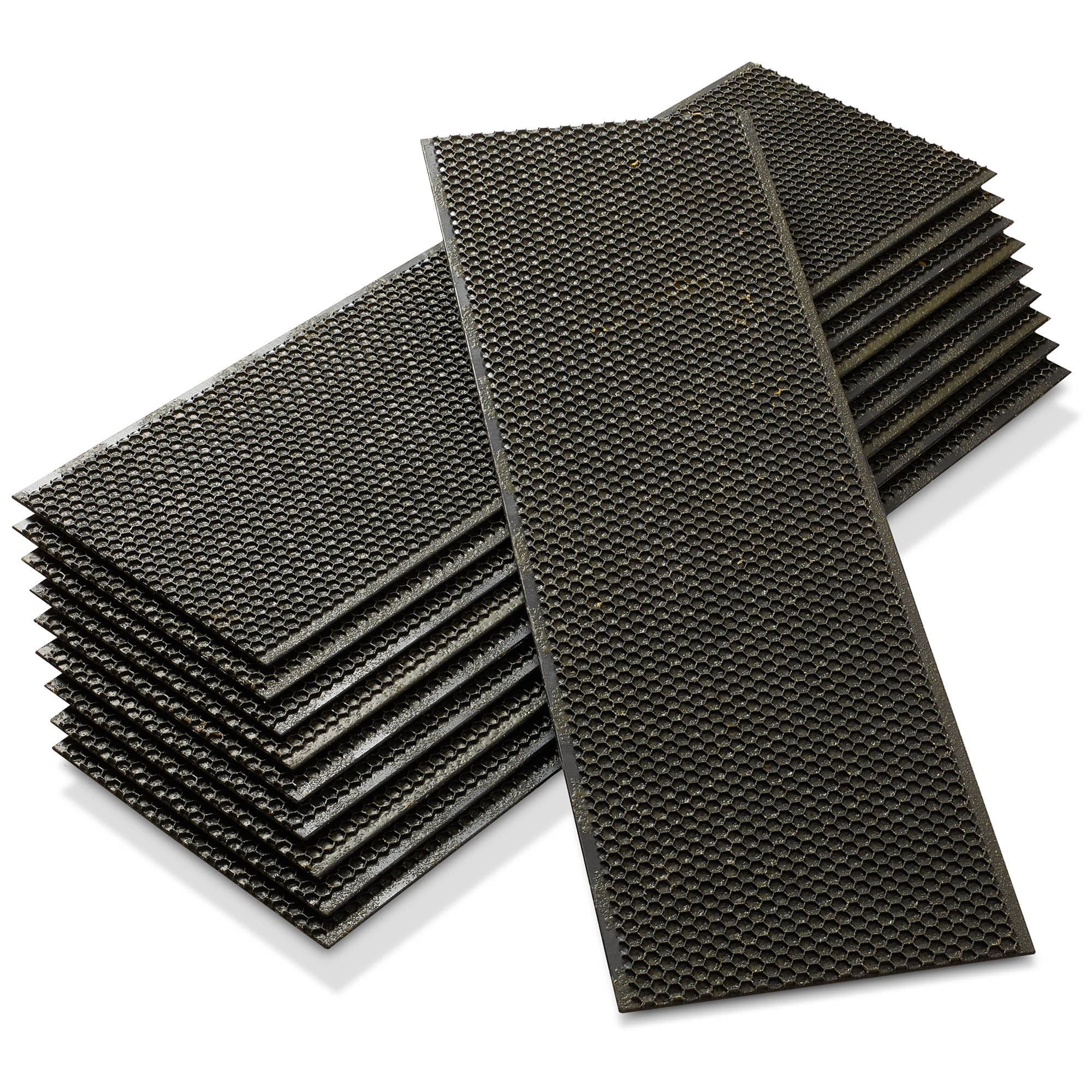 6" Bee Frame Foundations - Beeswax Coated Black Foundation Sheets for ...