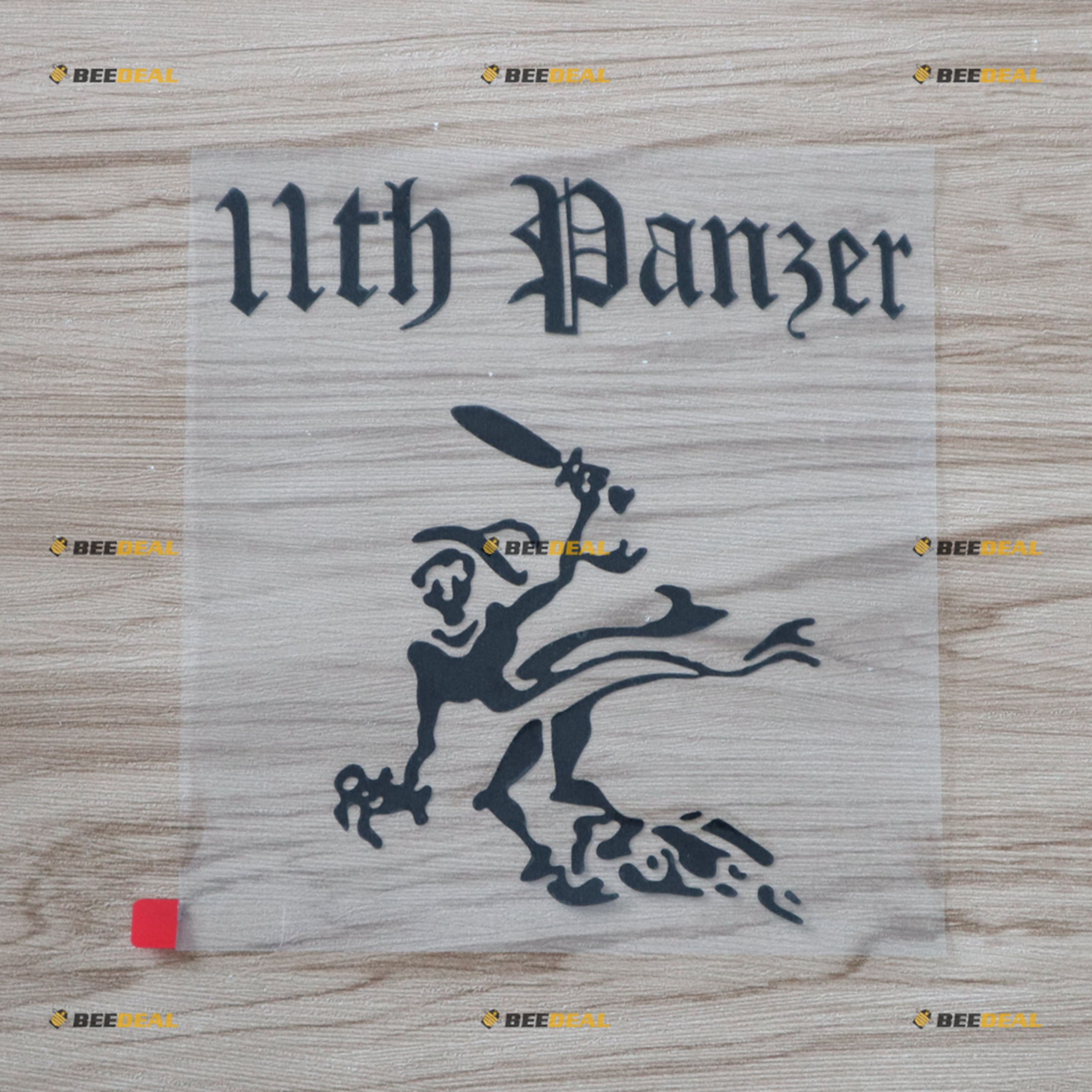 6" Black 11th Panzer Division Decal Sticker Ghost WW2 Tanks German ...