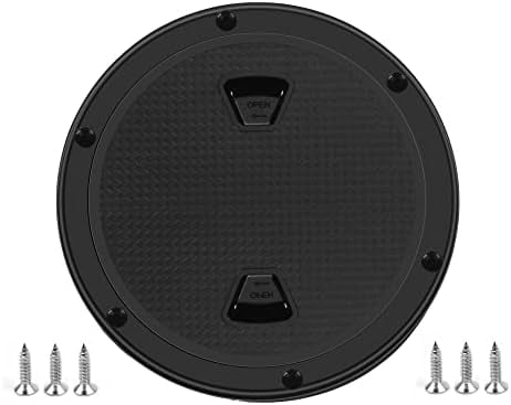 6" Black Circular Inspection Hatch Marine Access Port Hatch Cover,Boat ...