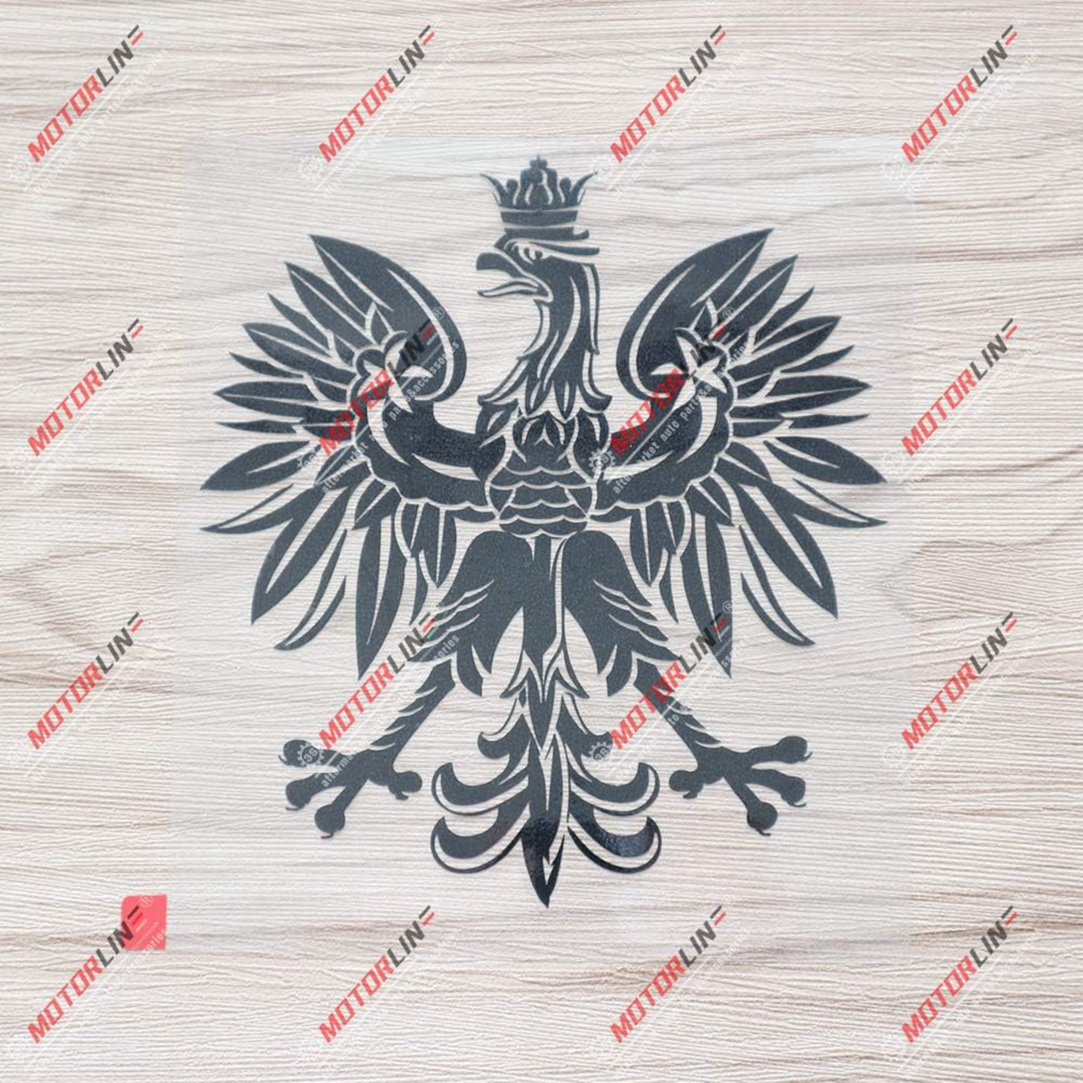 6" Black Polish Eagle Coat of arms of Poland Polski Decal Sticker Car ...