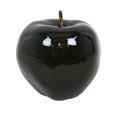 6" Black Shiny Large Centerpiece Artificial Apple - Walmart.com