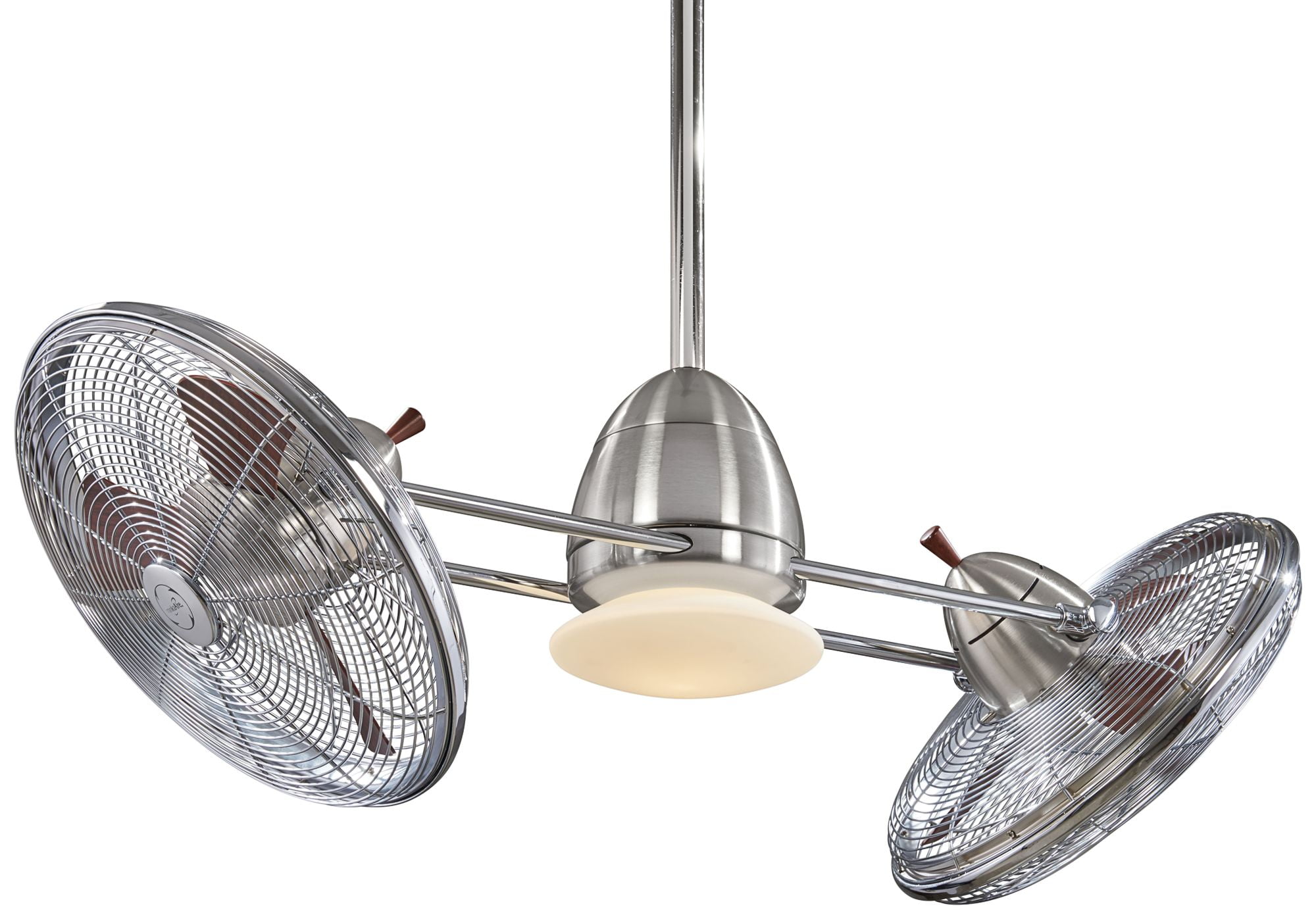 6 Blade Ceiling Fan With Light Kit-17 Inches Tall And 42 Inches Wide ...