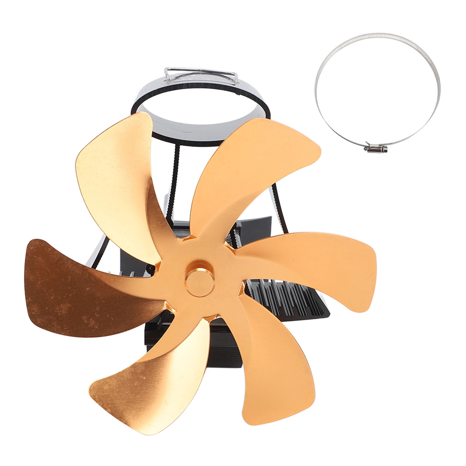 Ecofan YUNYODA Heat Powered Stove Fans Log Burners, 8 Blades Wood ...