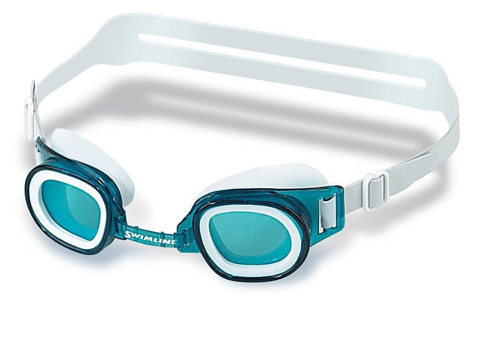 6" Blue Recreational Junior Swimming Goggles Pool Accessory - Walmart.com
