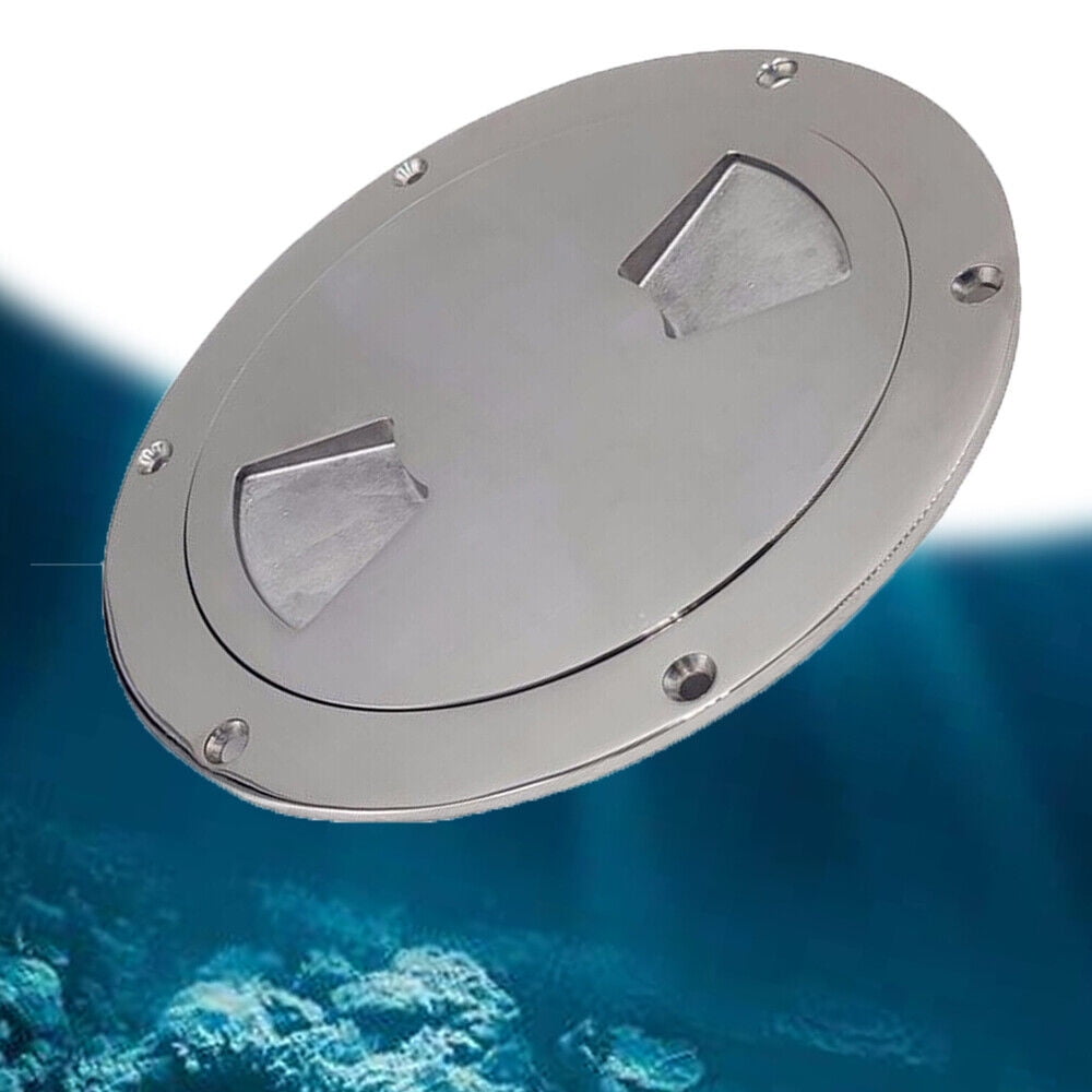 6" Boat Marine Polished Deck Inspection Access Hatch Cover, 316 ...