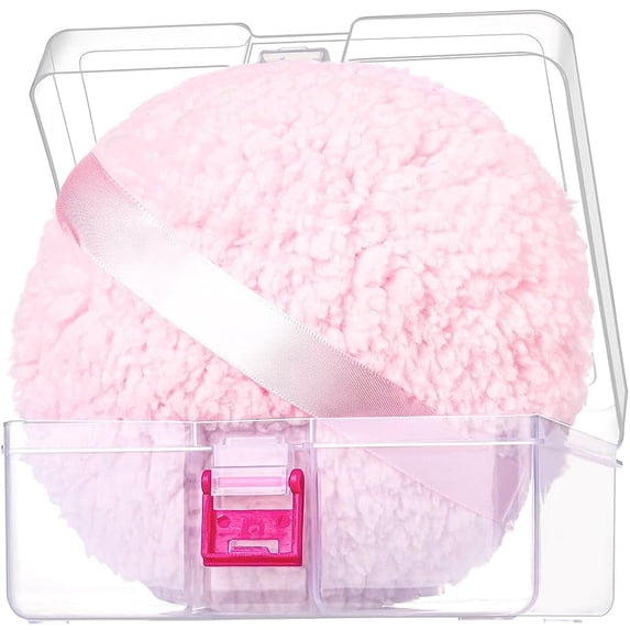 6" Body Powder Puff, Powder Puff for Body Powder and Container, Fluffy ...