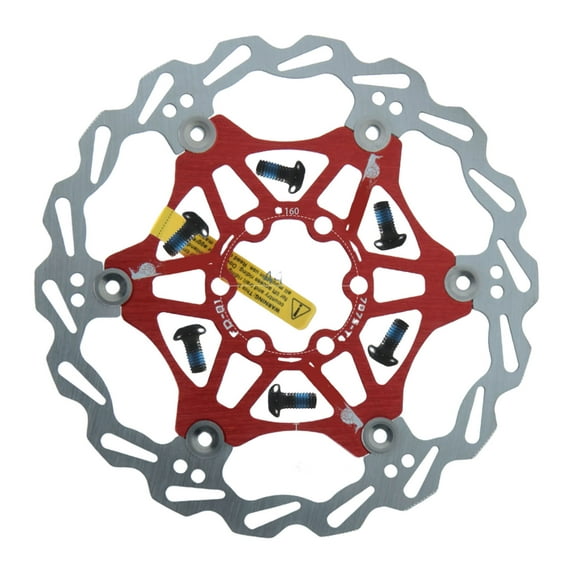 6 Bolt Mountain Bike Brake Disc Rotor with Mounting Screws Wear ...