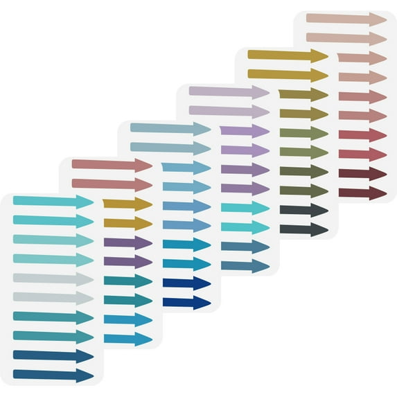 Raindrops Compact Book Tabs with PET Material Assorted Color for Daily ...