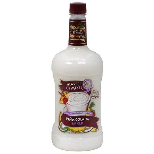 (6 Bottles) Master of Mixes Pina Colada Mixer, 1.75 L - Walmart.com