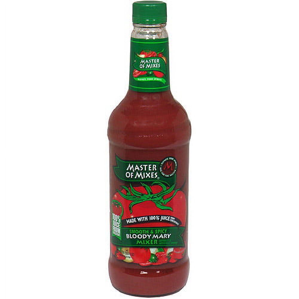 (6 Bottles) Master of Mixes Smooth & Spicy Bloody Mary Mixer, 1 L ...