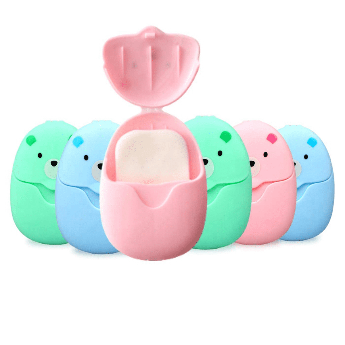 6 Boxes (300 Sheets) Mini Portable Disposable Travel Paper Soap Sheets ...