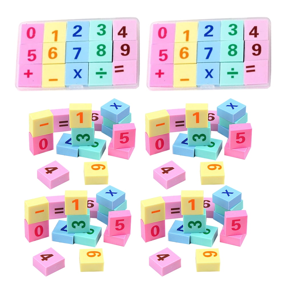 6 Boxes Dry Erase Eraser Cube Puzzle Erasers Digital Pupils - Walmart.com