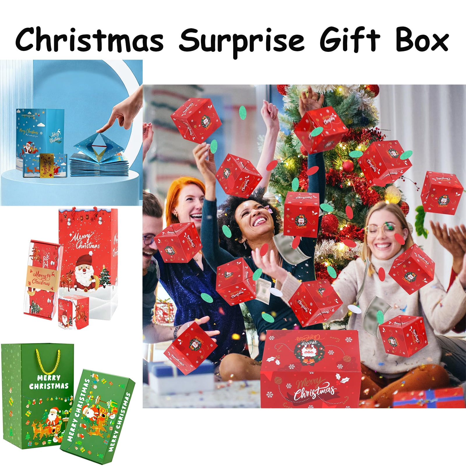 6 Boxes Explosion Gift Box, Pop-Up Money Gift Box, Surprise Gift Box ...