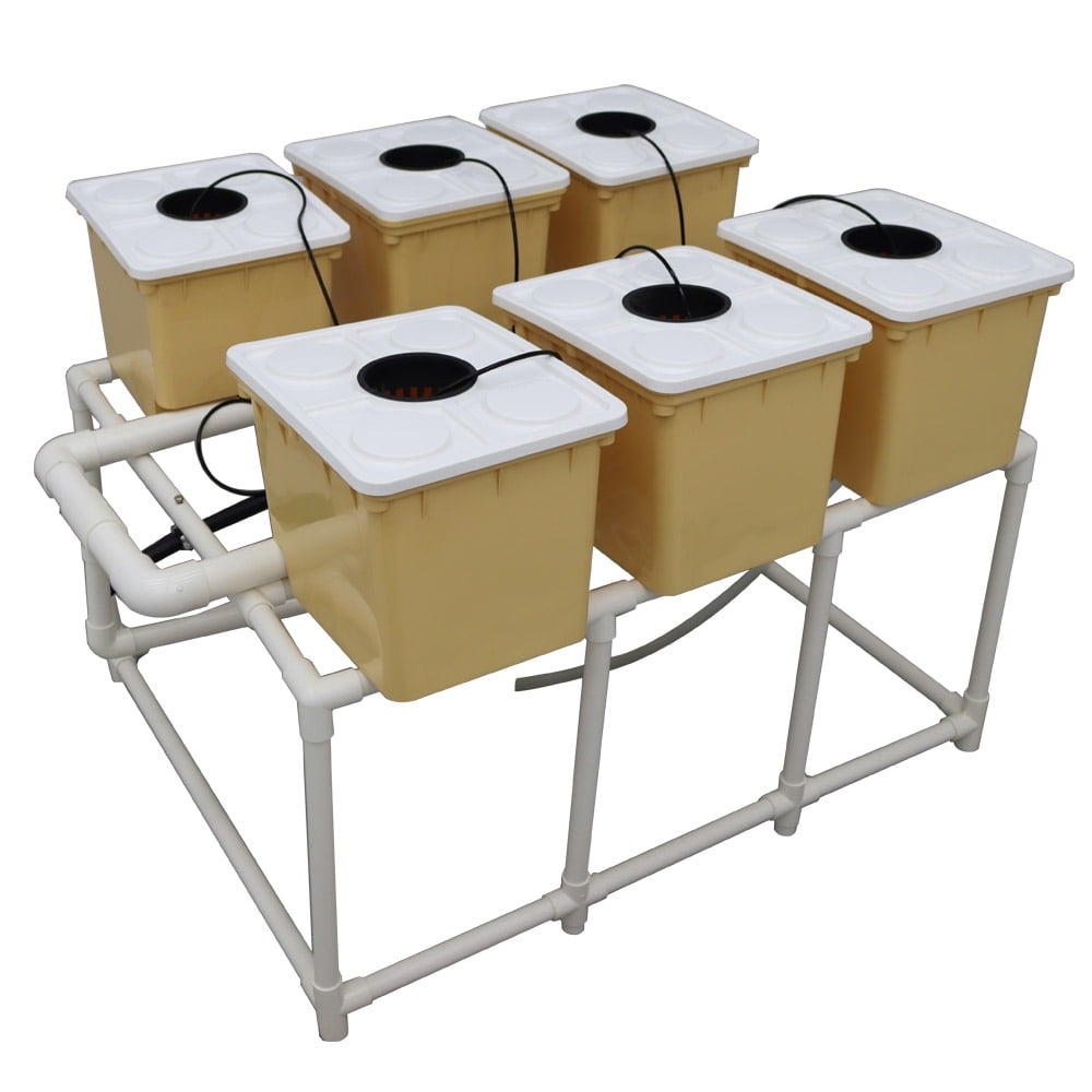 6 Boxes Hydroponic Dutch Bato Bucket Grow System Growing Kit for ...