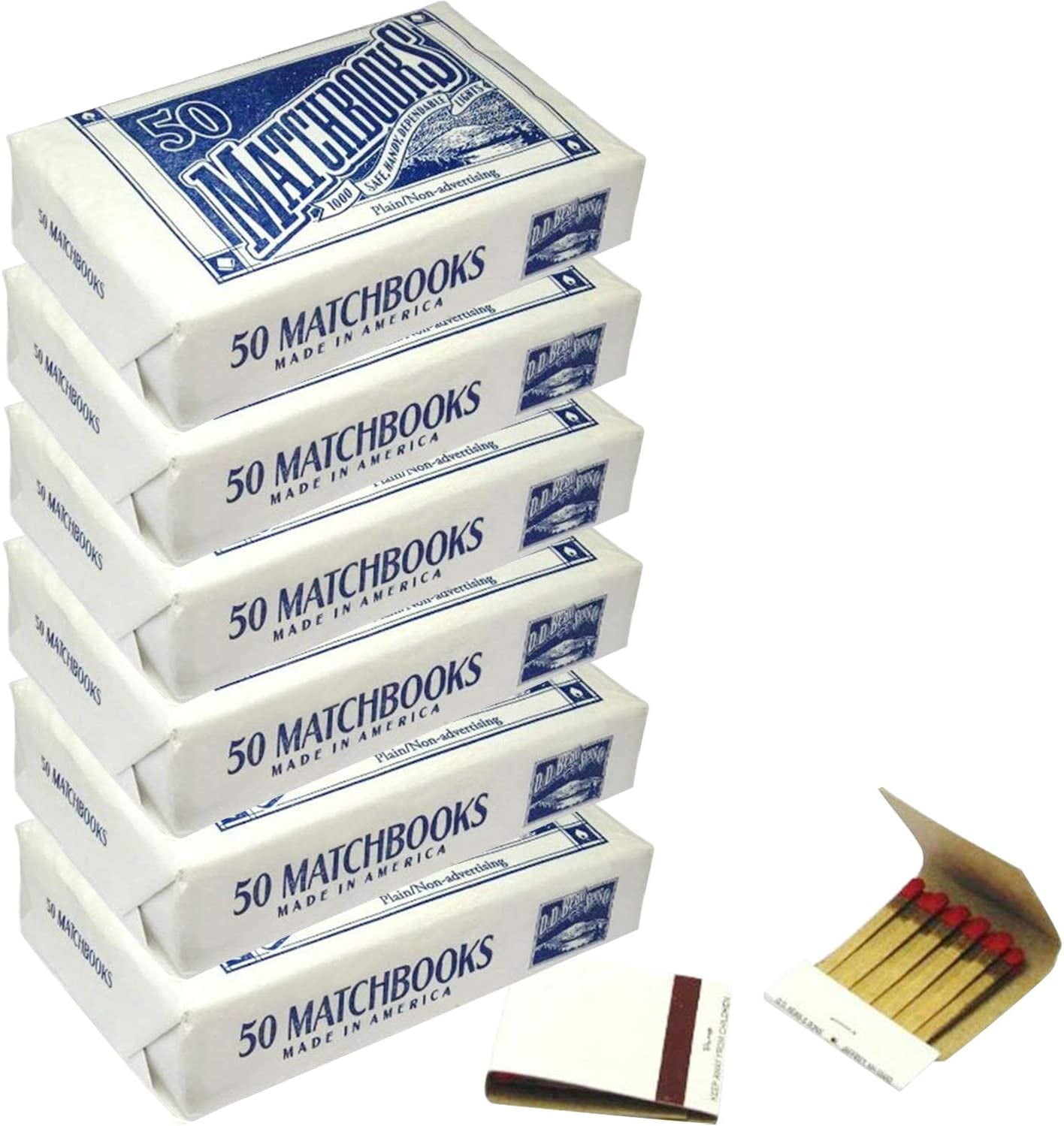 6 Boxes - Plain White Matches Matchbooks for Wedding Birthday Wholesale ...