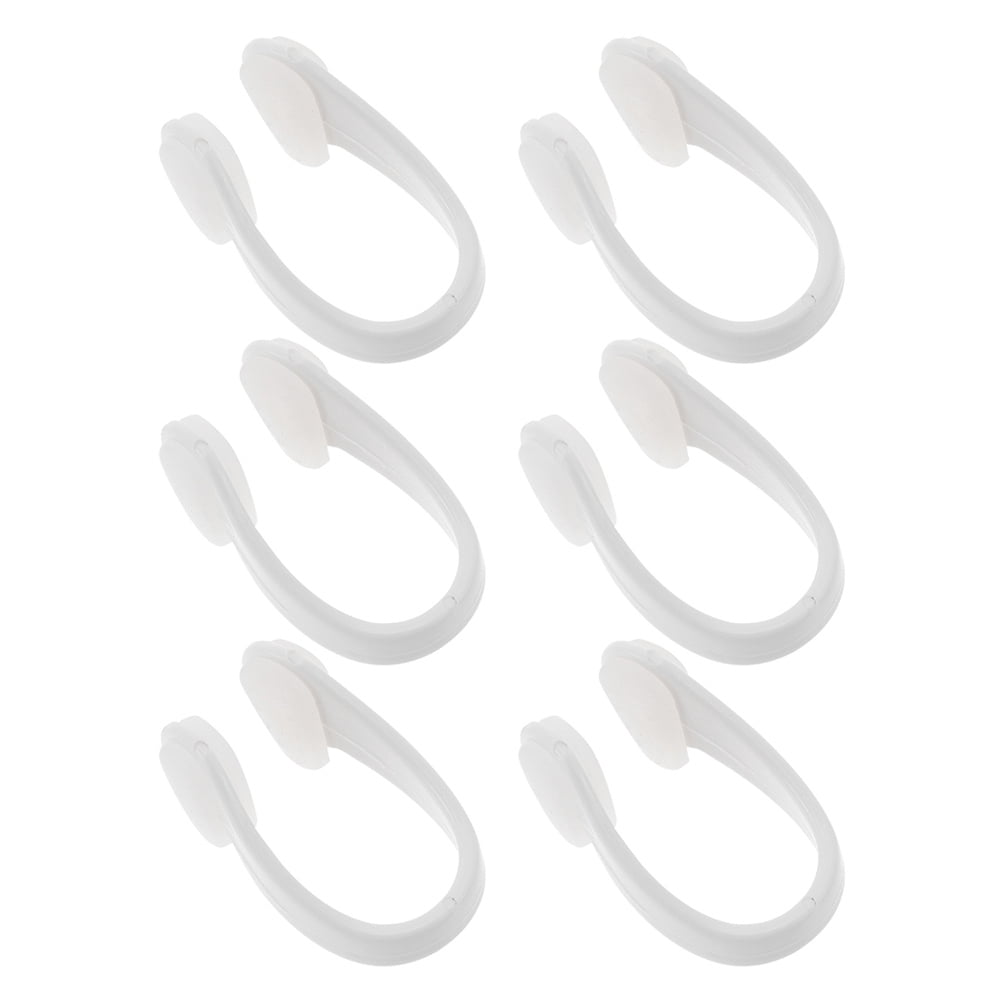 6 Boxes Swimming Nose Clip Filters Grips Snoring Plug Child White ...