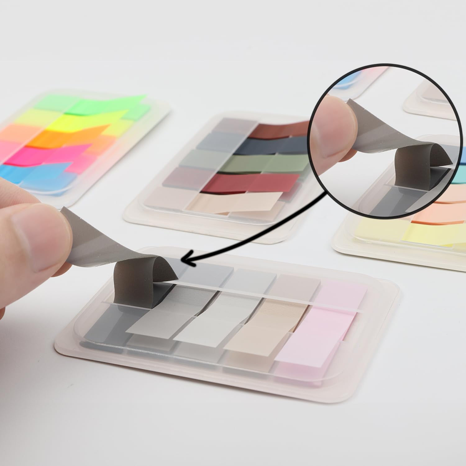 6 Boxes of Office Reading Strips Sticky Sentence Markers Portable ...