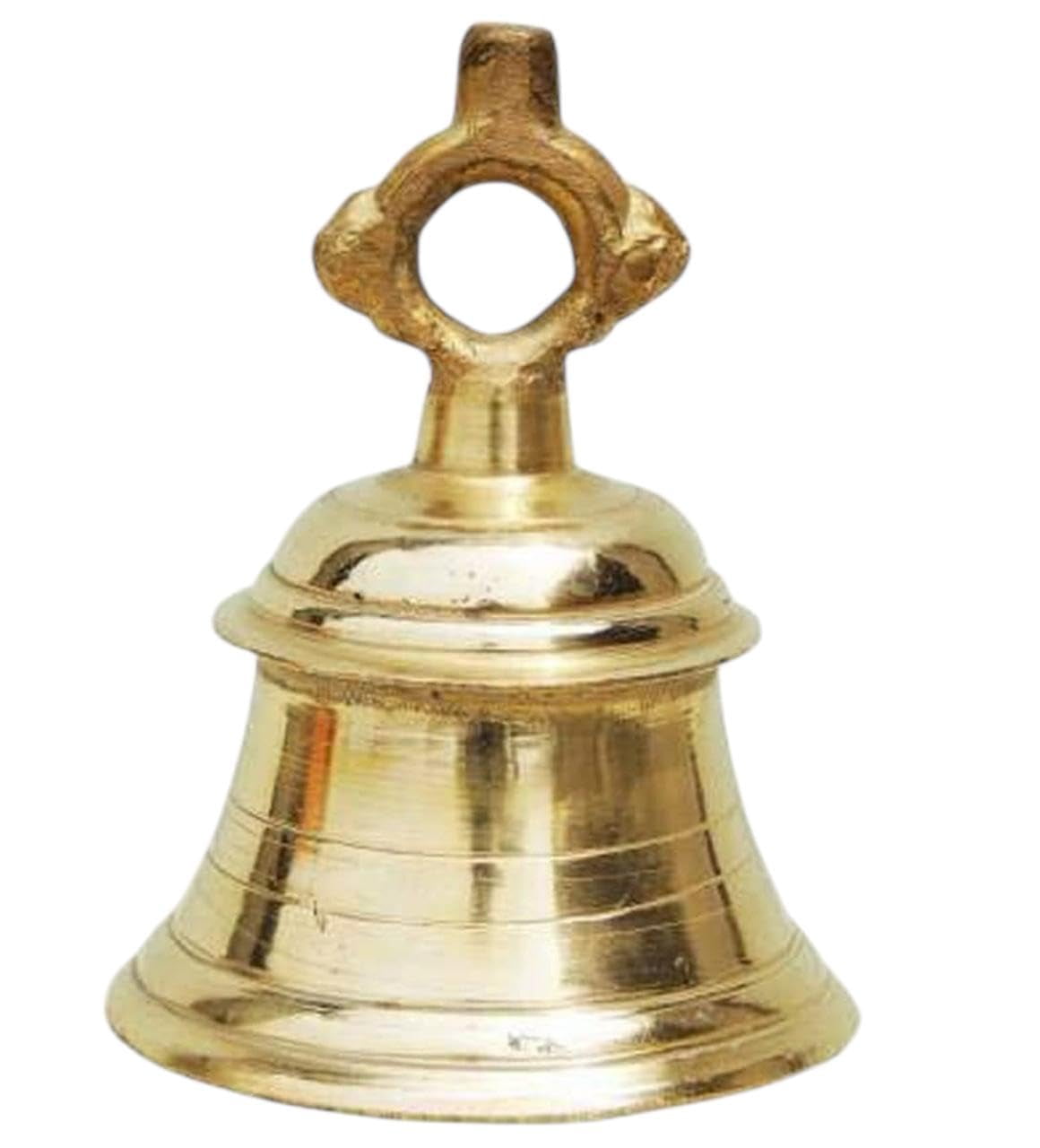 6 Brass Temple Bell Heavy Ghanta for PoojaSpiritual Worship Diwali Home ...