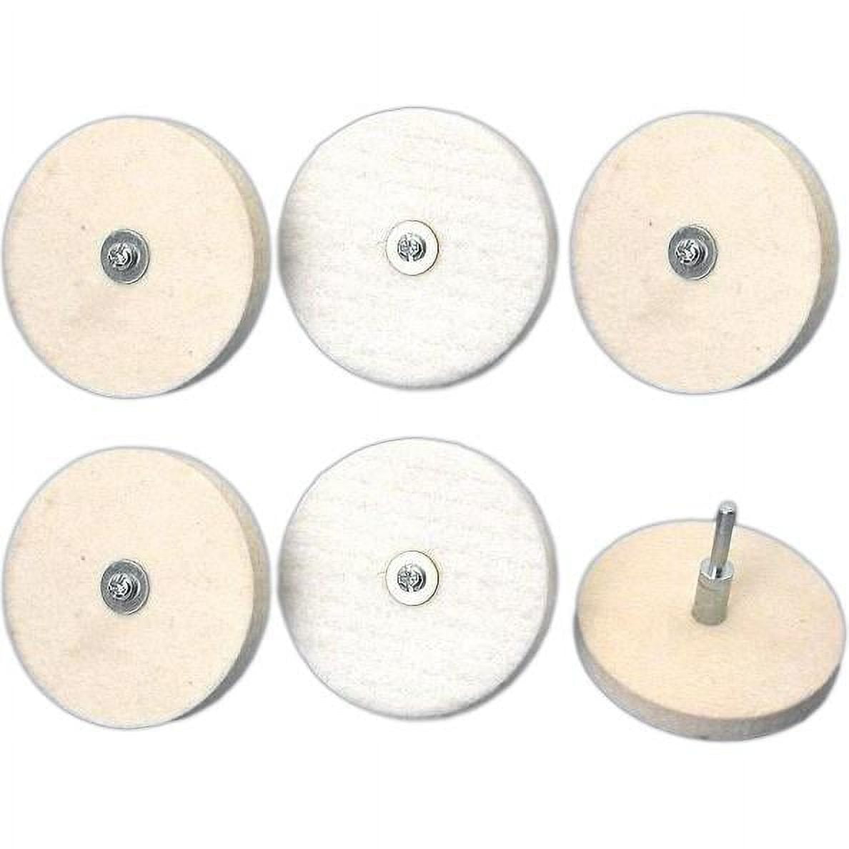 6 Buffing Wheels Jewelry Felt Polishing Machine Tools - Walmart.com