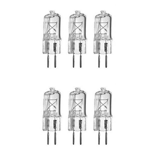 (6)-Bulbs 25 Watt G6.35 120V 25W GX6.35 110 Volt 25Watt Bi Pin T4 ...