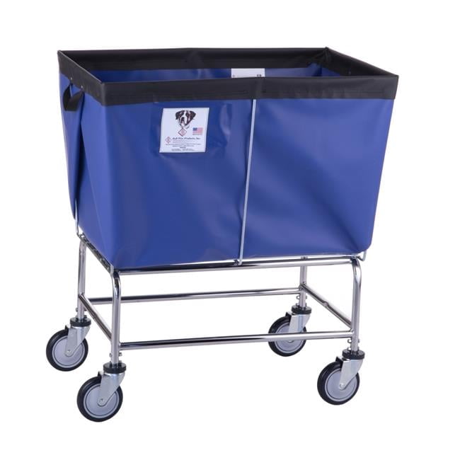 6 Bushel Elevated Truck with Sewn On Vinyl Nylon Liners, Blue - 29 x 22 ...