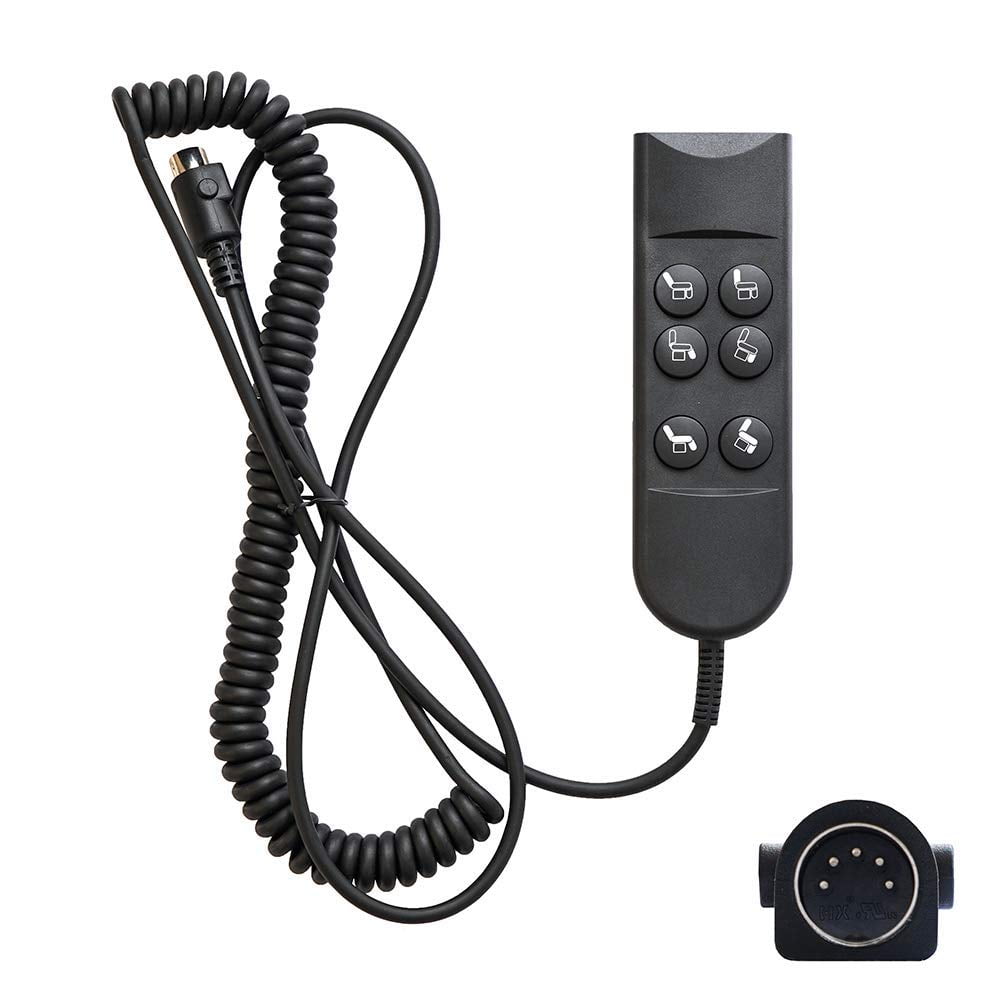 6 Button 5 Pin Prong Remote Handset Hand Control for Lift Chairs Power ...